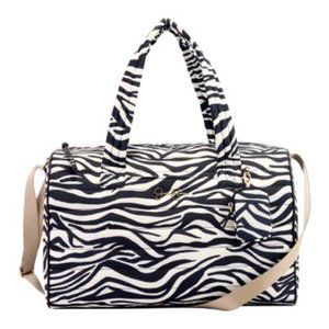 Jessica Simpson | Bags | Jessica Simpson Audrey Modern Zebra Duffle ...